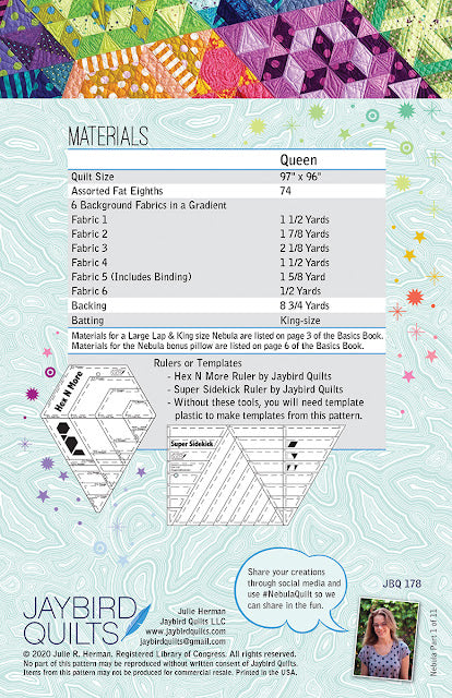 Nebula Block Of the Month from Jaybird Quilts – 2Quilters
